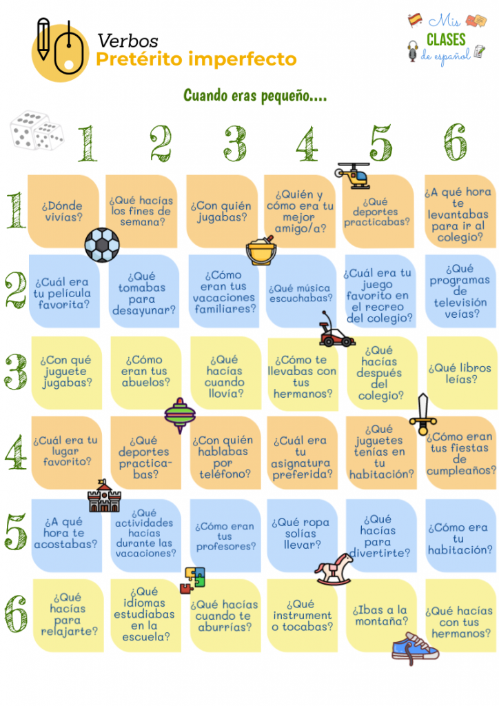 Cuaderno de los pretéritos - Mis clases de español